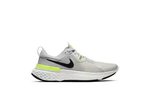 Nike React Miler Sneakers - Grey Fog/particle Grey/volt
