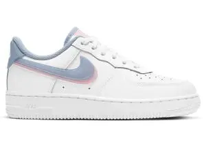 Nike Air Force 1 Lv8 Double Swoosh Sneakers - White/arctic Punch/light Armory Blue