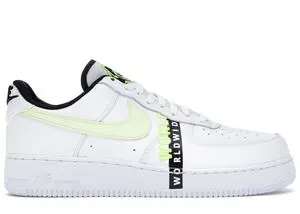 Nike Air Force 1 Low Worldwide Sneakers - White/voltone-colorblackone-colorbarely Volt