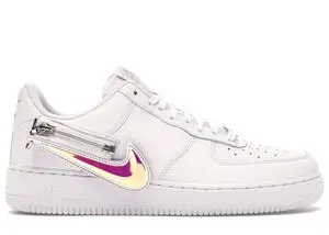 Nike Air Force 1 Low Zip Swoosh - White/black
