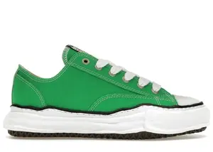 Mihara Yasuhiro Peterson Og Sole Canvas Lowin Sneakers - Green/white