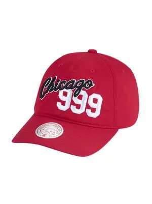 Mitchell & Ness Juice Wrld X Chicago Bulls Strapback Cap - Red