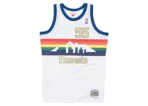 Mitchell & Ness Denver Nuggets 1991-92 Dikembe Mutombo Swingman Jersey - White