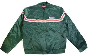 Supreme Reflective Stripe Work Jacket - Dark Green