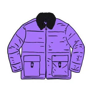 Supreme Quilted Cordura Lined Jacket - Purple