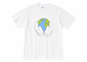 KAWS X Uniqlo Peace For All Graphic T-shirt - White