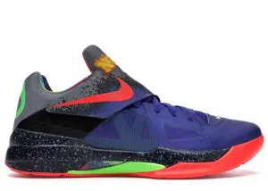 Nike Kd 4 Nerf Sneakers - Concord/bright Crimson/black