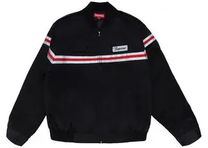 Supreme Reflective Stripe Work Jacket - Black