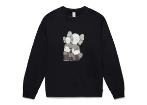 KAWS X Uniqlo Longsleeve Sweatshirt - Black