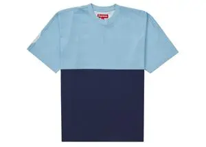 Supreme Split Short Sleeve Top - Blue