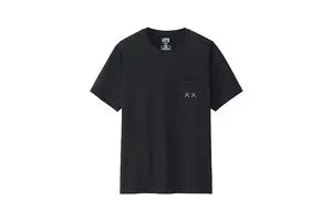 KAWS KAWS X Uniqlo X Sesame Street XX Pocket Tee Shirt - Black