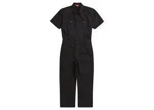 Supreme Short Sleeve Coverall - Black