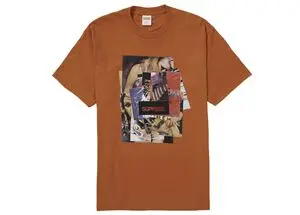 Supreme Stack Tee Shirt - Rust
