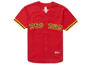 Supreme Rum Baseball Jersey - Red