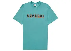 Supreme Stencil Tee Shirt - Teal