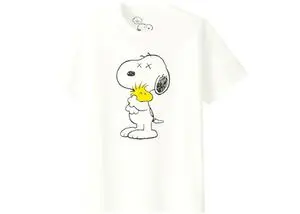 KAWS X Uniqlo X Peanuts Snoopy & Woodstock Tee Shirt - White