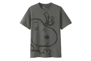 KAWS X Uniqlo X Peanuts Snoopy Face T-shirt