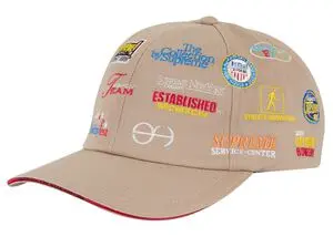 Supreme Sponsors 6panel Cap - Khaki