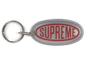 Supreme Reflective Keychain - Silver