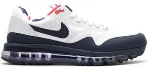 Nike Air Max 1 2013 London Sneakers - White/dark Obsidanone-coloruniversity Redone-colorneutral Grey