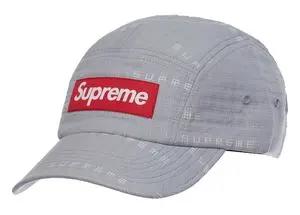 Supreme Stitch Jacquard Camp Cap - Grey