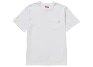 Supreme Short Sleeve Pocket Tee Shirt White