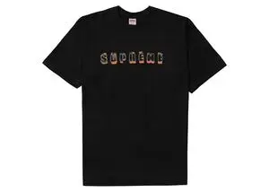 Supreme Stencil Tee Shirt - Black
