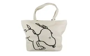 KAWS X Uniqlo X Peanuts Snoopy Tote Bag - Beige