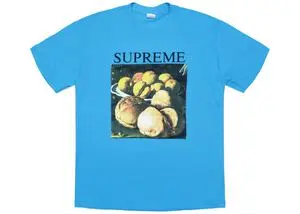 Supreme Still Life Tee Shirt Bright Blue