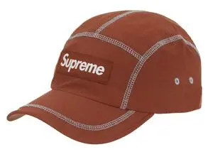 Supreme Reflective Stitch Cap - Brown