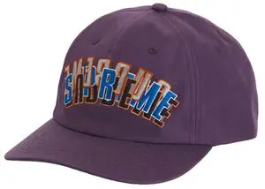 Supreme Stacked Cordura 6-panel Cap - Purple