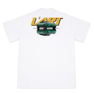 L'ART DE L'AUTOMOBILE Porsche 968 Tee Shirt - White