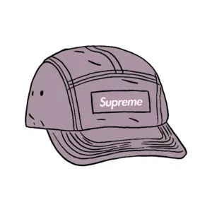 Supreme Spray Canvas Camp Cap - Purple