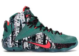 Nike Lebron Akron Birch Sneakers - Emerald Green/hyper Punch/dark Emerald