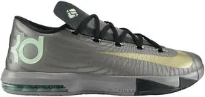 Nike KD 6 Precision Timing Sneakers Metallic Pewter/metallic Gold Star/black