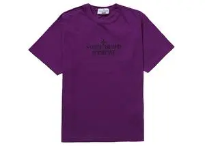 Supreme Stone Island Short Sleeve Top - Purple