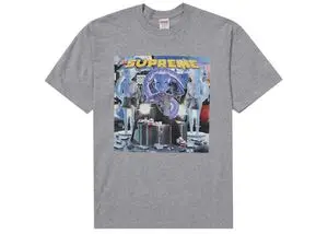 Supreme Richest Tee Shirt - Heather Grey