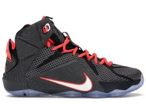 Nike Lebron Court Vision Sneakers - Black/white/bright Crimson