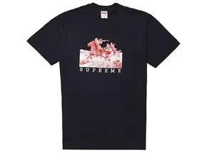Supreme Riders Tee Shirt - Navy Blue