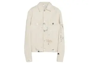 LANVIN X Gallery Dept. Denim Jacket With Paint Marks