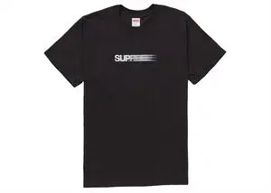 Supreme Motion Logo Tee Shirt - Black