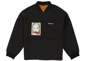 Supreme Mug Shot Crew Jacket - Black