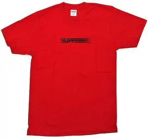 Supreme Motion Logo Tee Shirt - Red