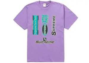 Supreme Logos Tee Shirt - Purple