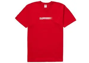 Supreme Motion Logo Tee Shirt - Red