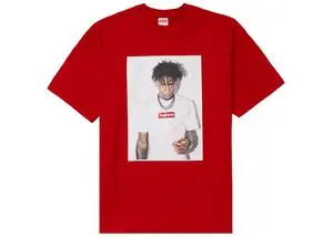 Supreme Nba Youngboy Tee Shirt - Red