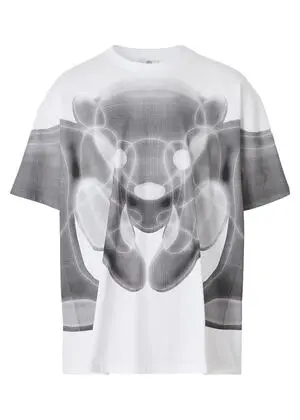Burberry Thomas Bear Print Cotton Oversized T-shirt