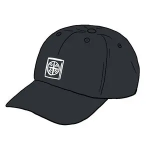 Supreme Stone Island Nylon 6-panel Cap - Black