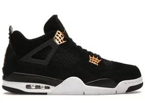 JORDAN 4 Retro Royalty - Black/metallic Gold/white