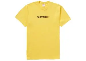 Supreme Motion Logo Tee Shirt - Yellow